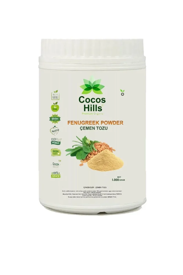 Cocos Hills Fenugreek Powder Çemen Tozu 1.000 Gram – Cocos Hills